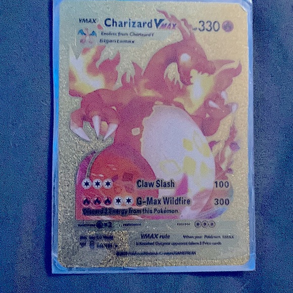 Other | Gold Vmax Charizard Little Scratch On Belly But Not ...